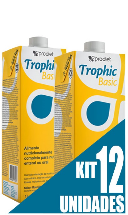 Dieta Enteral - Prodiet - Trophic Basic 1 Litro - Kit 12 unidades ... Dieta Enteral - Prodiet - Trophic Basic 1 Litro - Kit 12 unidades ...